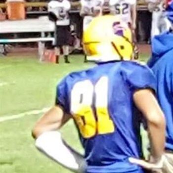 Eric Cowan Defensive MVP - Phil Simms N/S NJ State All-Star Game