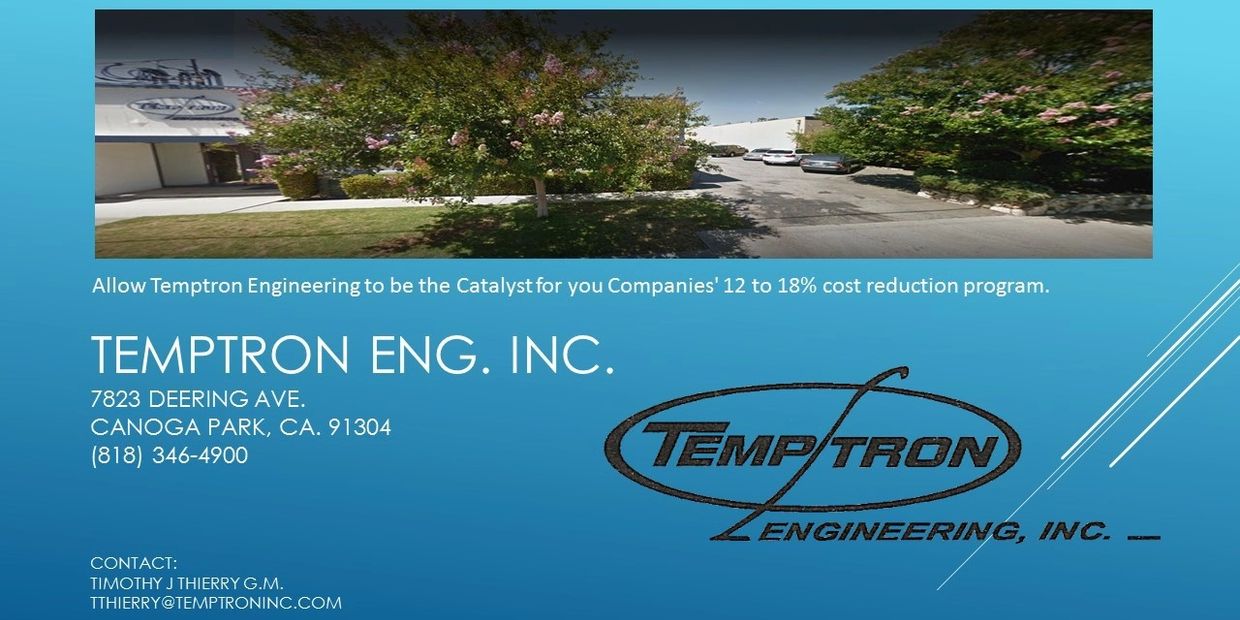 Aerospace Thermocouples - Temptron Engineering Incorporated