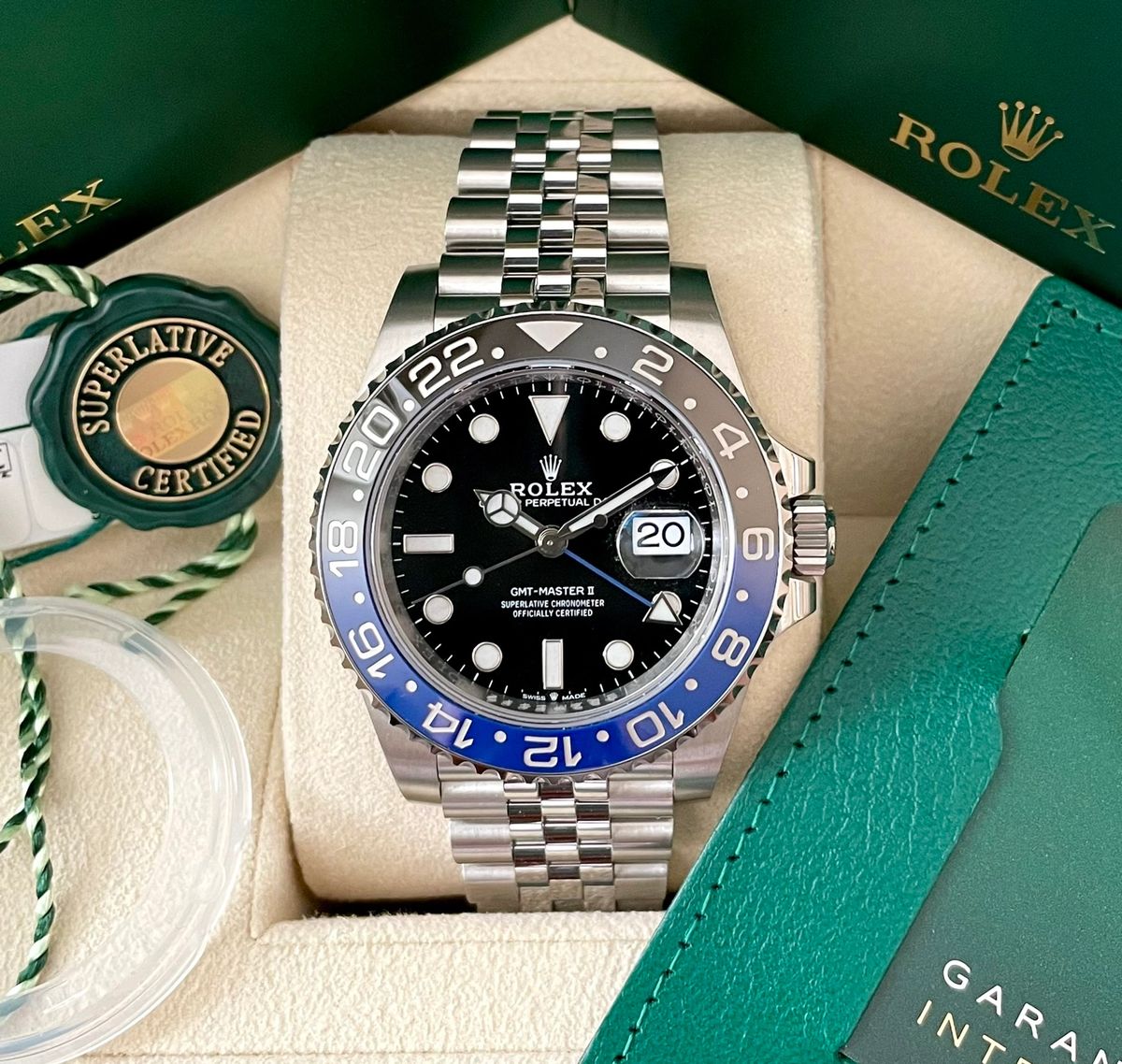 Rolex GMT-MASTER II | 126710BLNR “Batgirl” Full Set New