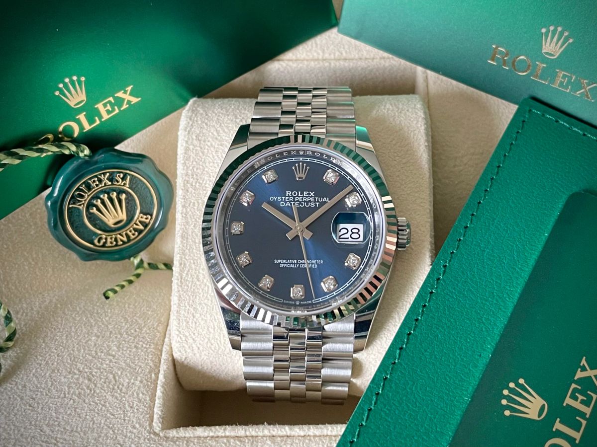 Rolex Datejust 36mm | 126234 Blue Diamond Dial - NEW Full Set