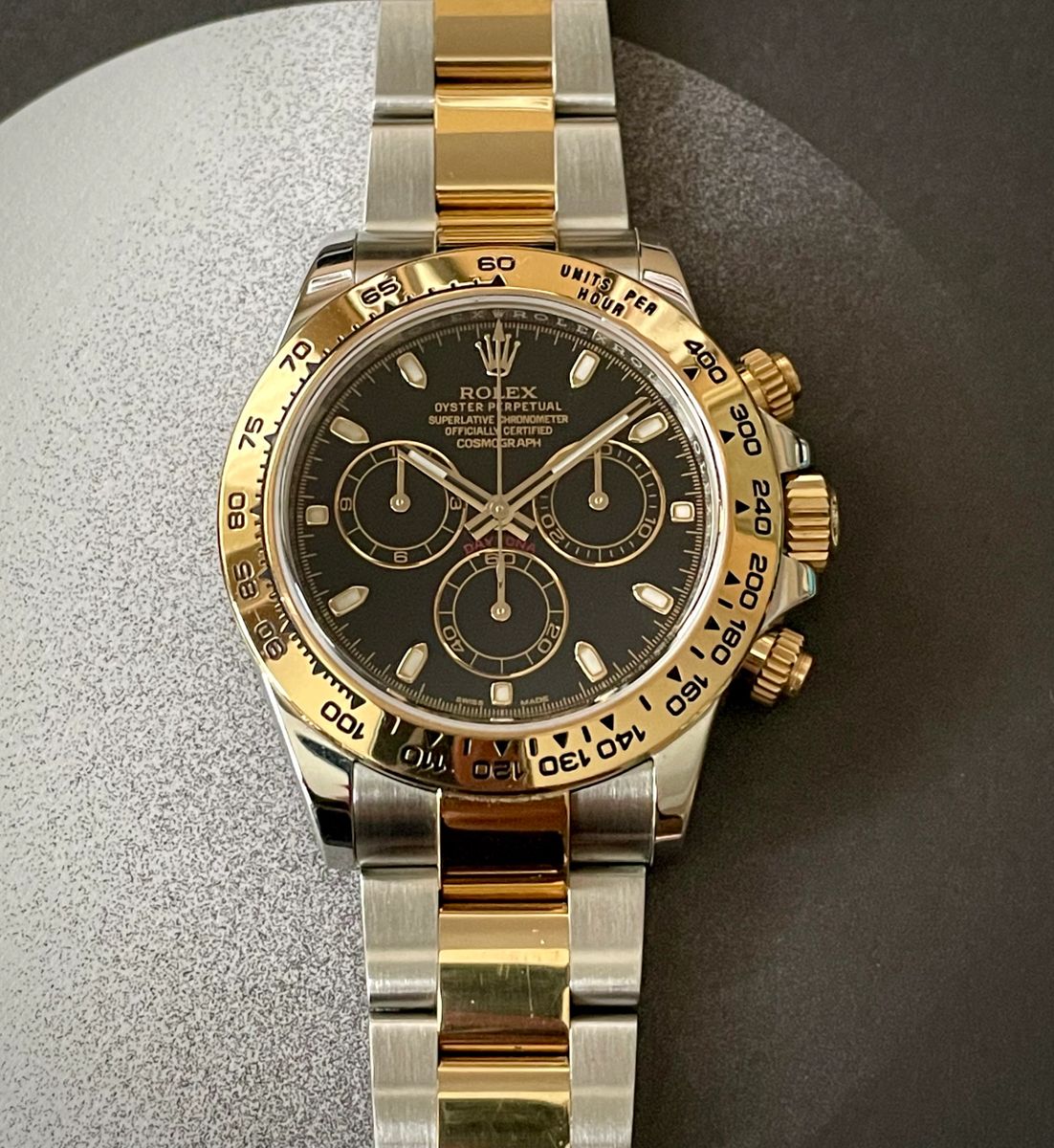 Rolex Daytona | 116503 Steel/Yellow Gold - Black Dial