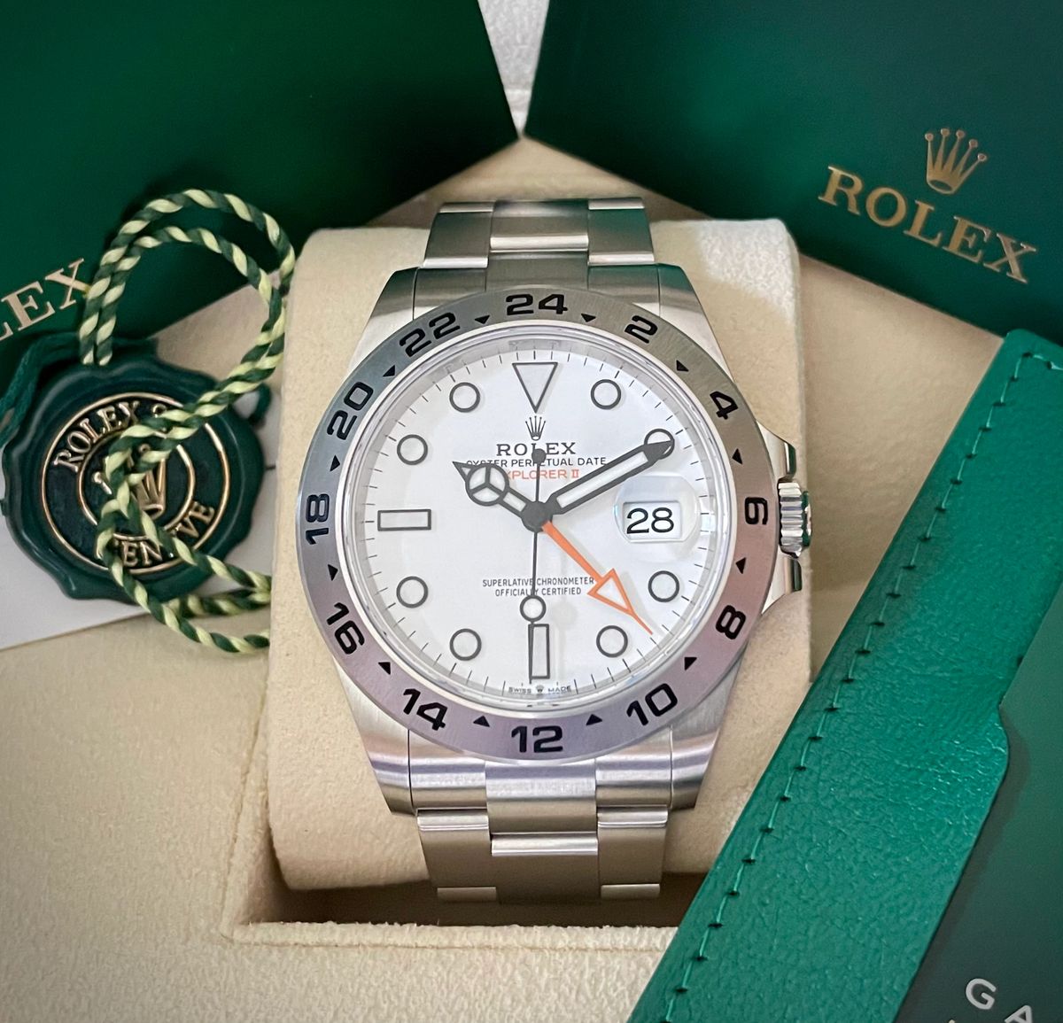 Rolex Explorer II | 226570 42mm Polar - New Full Set