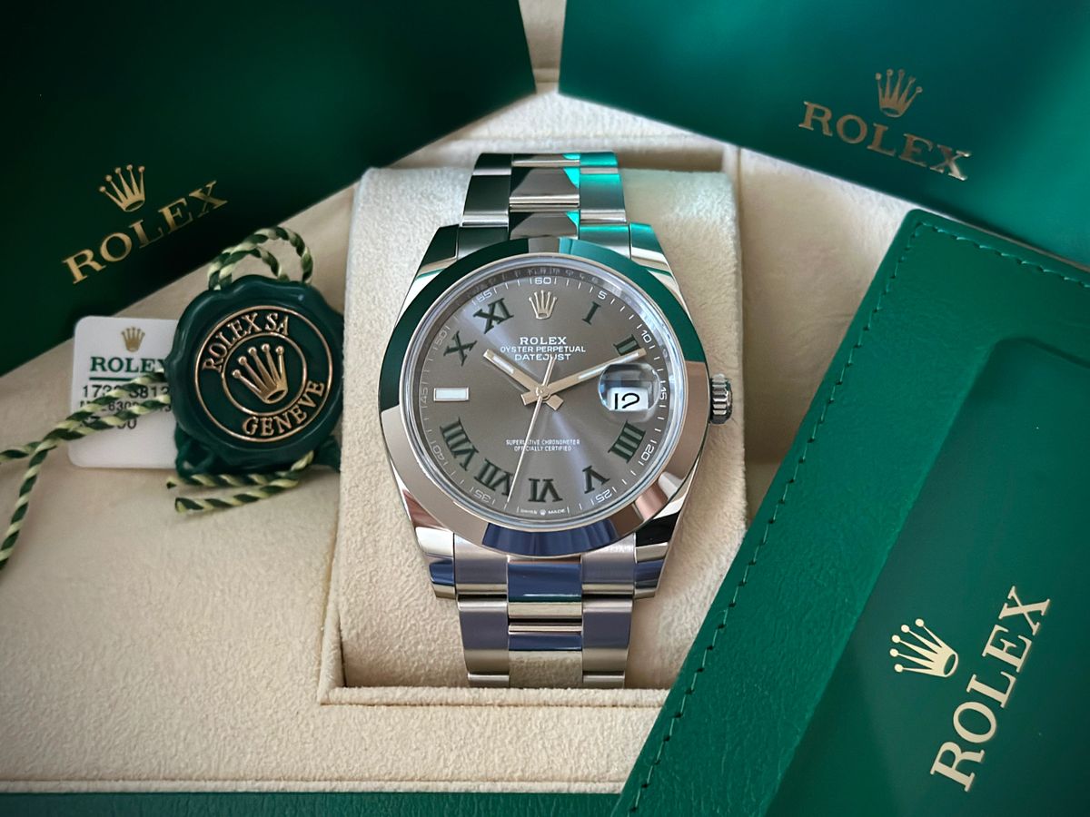 Rolex Datejust 41mm | 126300 Wimbledon- New Full Set
