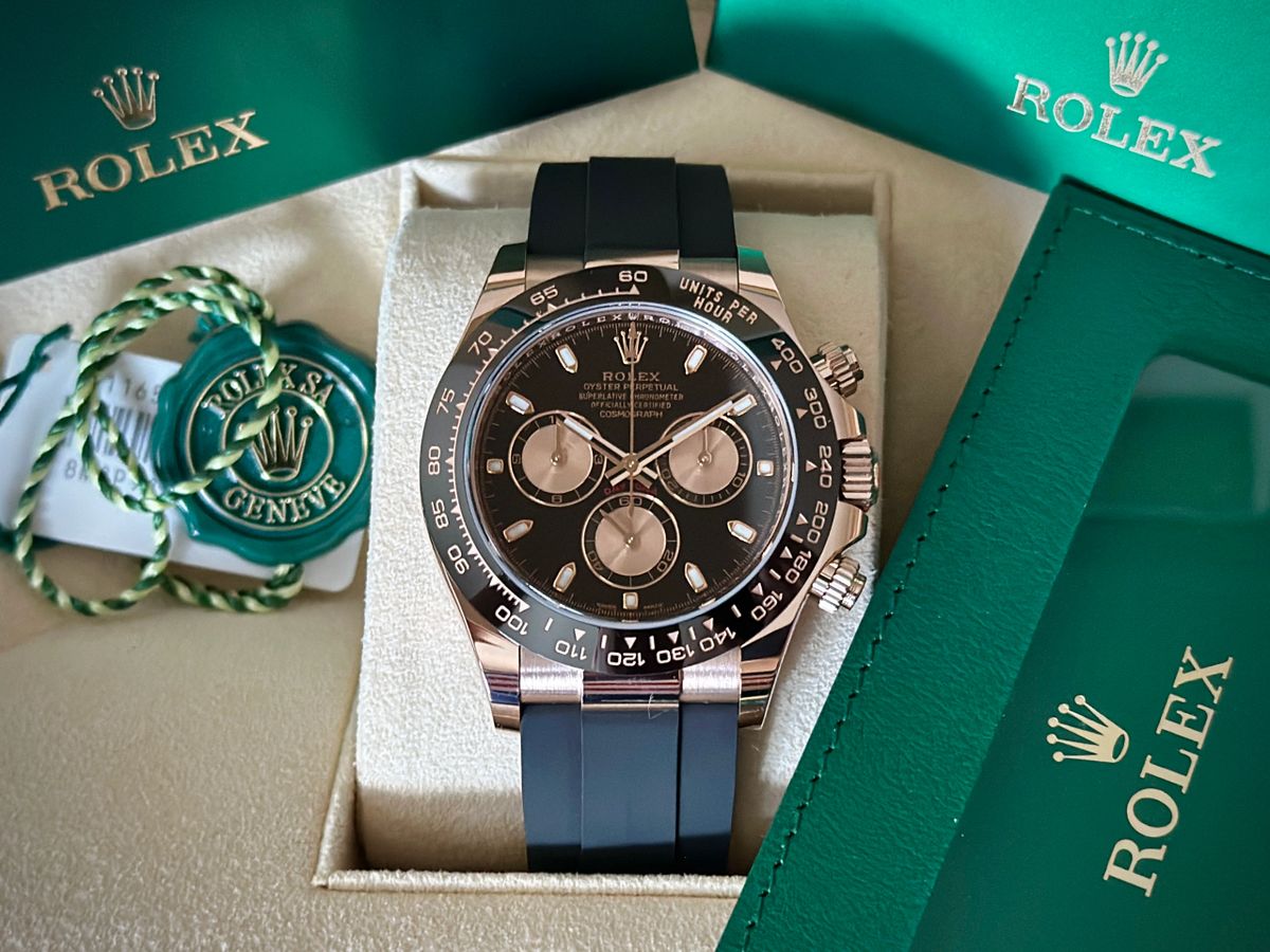 (SOLD) Rolex Daytona | 116515LN Everose on Oysterflex - Full Set