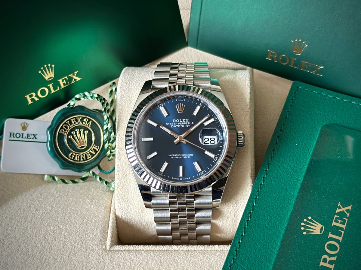 (RESERVED) Rolex Datejust 41mm | 126334 Blue Index Dial on Jubilee ...