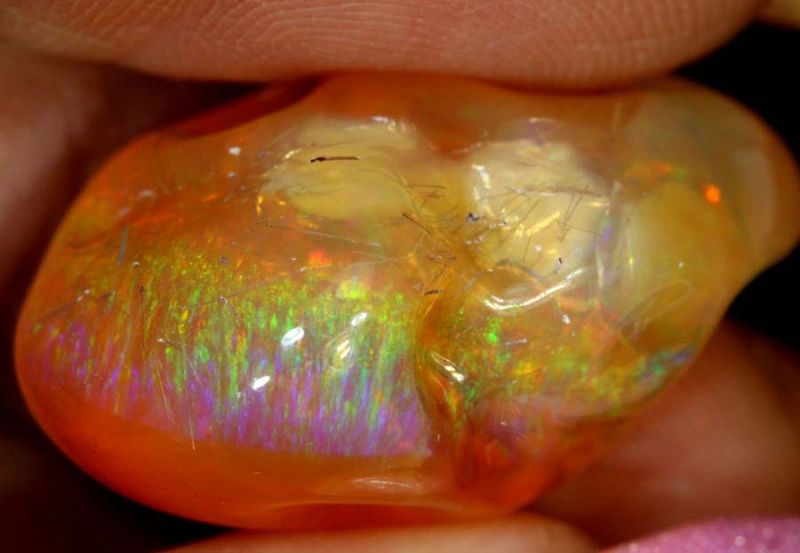 23 Cts Mexican Fire Opal Freeform FOB-1802