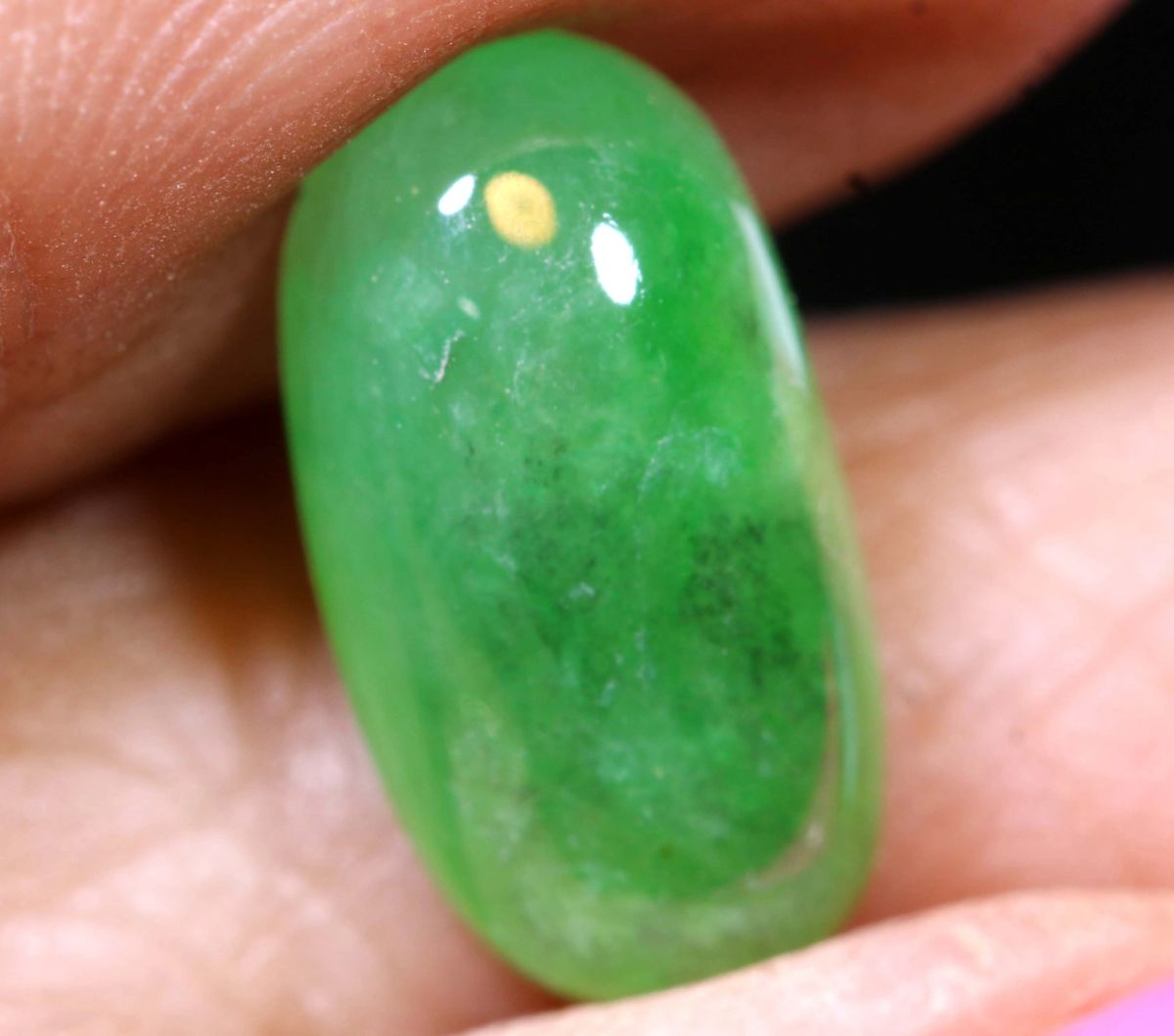 3.19 CTS - Certified Natural Jadeite Jade TBM -1936