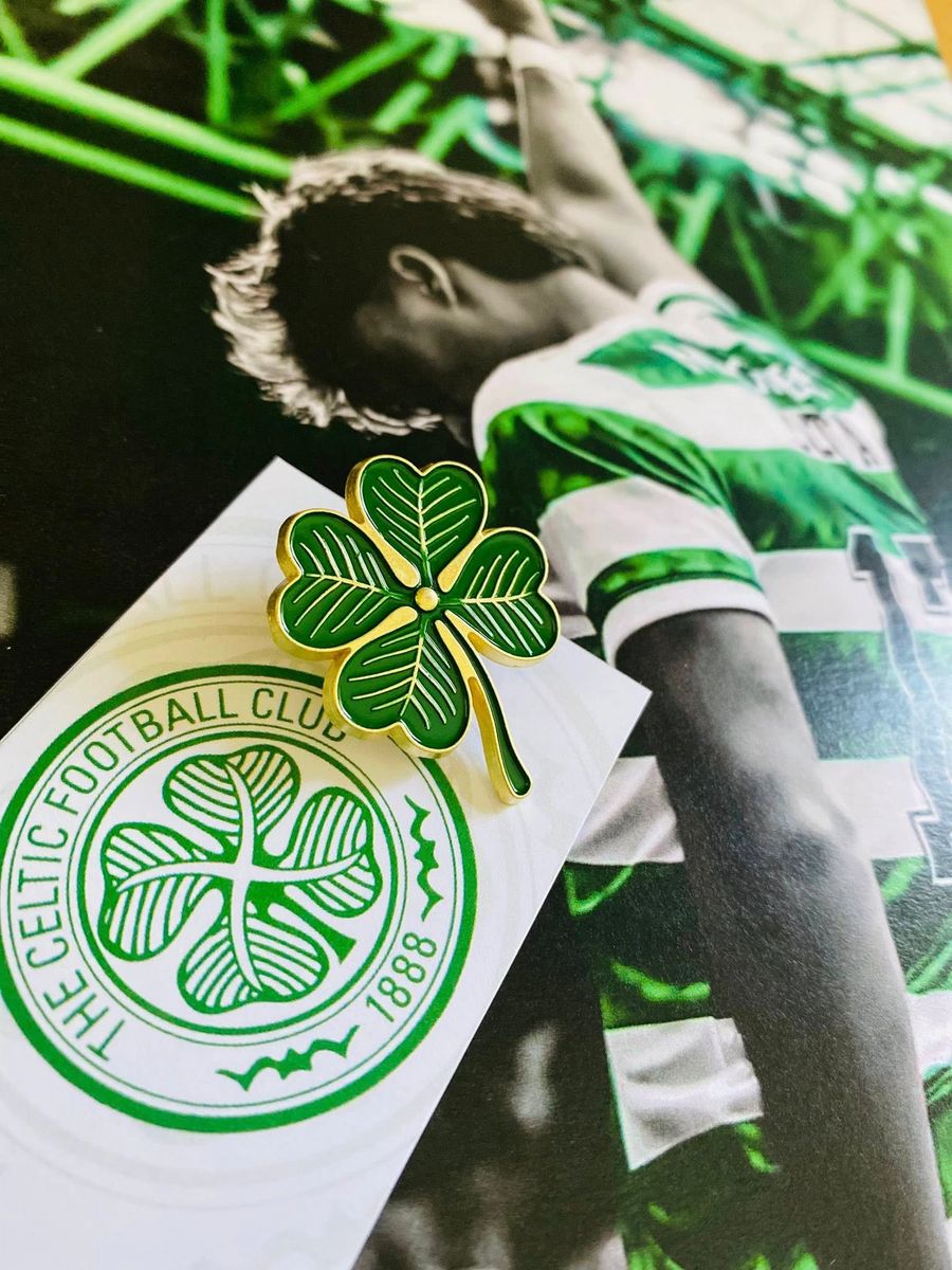Celtic fc champions pin.