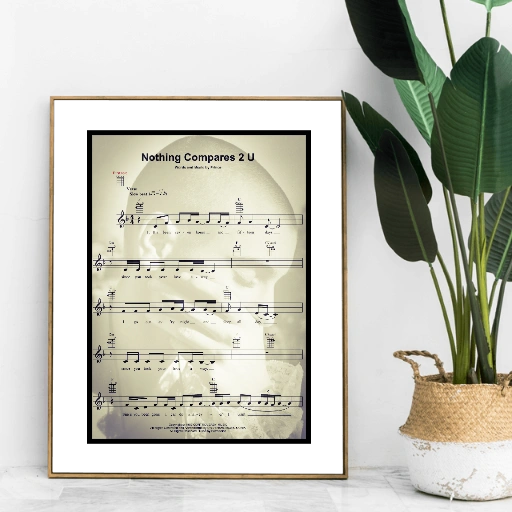 Nothing Compares to you music print