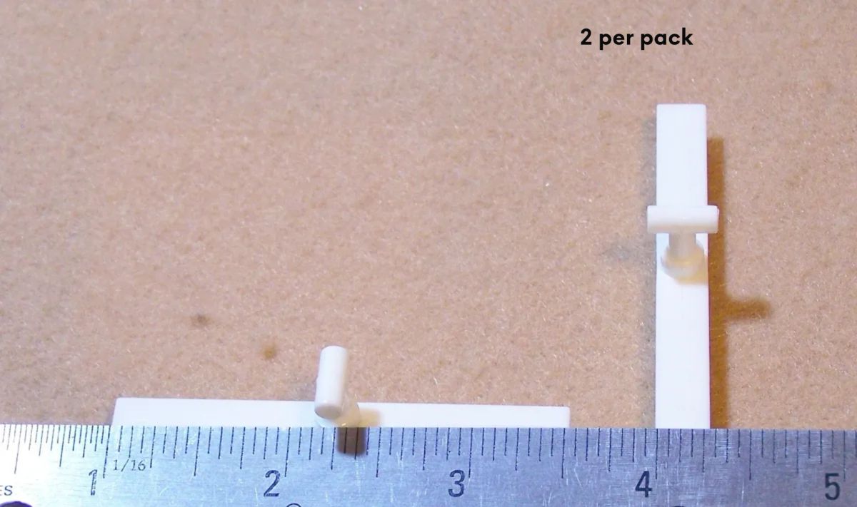 Thick Style Shutter Vane Connector for 3" Louvers - Vinyl / Poly ...