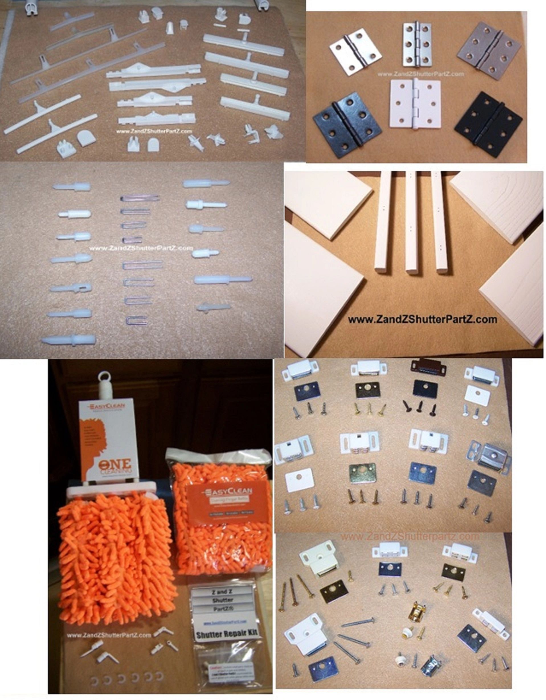 Z and Z Shutter PartZ® - Poly and Vinyl Shutter Parts, Wood Shutter ...