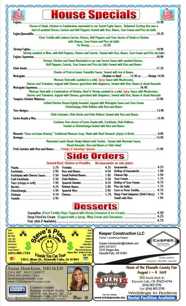 Los Potrillos Menu | Menu King USA