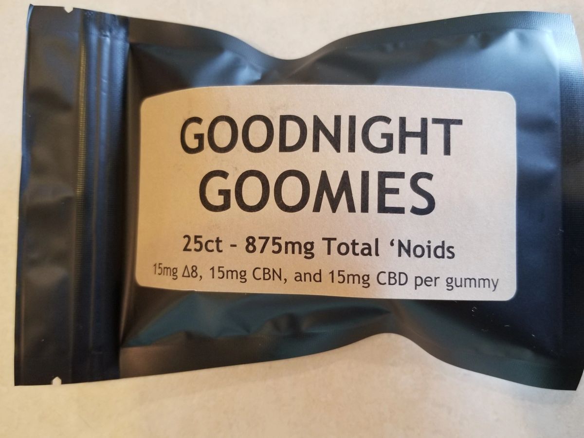 Goodnight Goomies - 45mg (25-Count, D8:CBN:CBD, 1125mg Total)