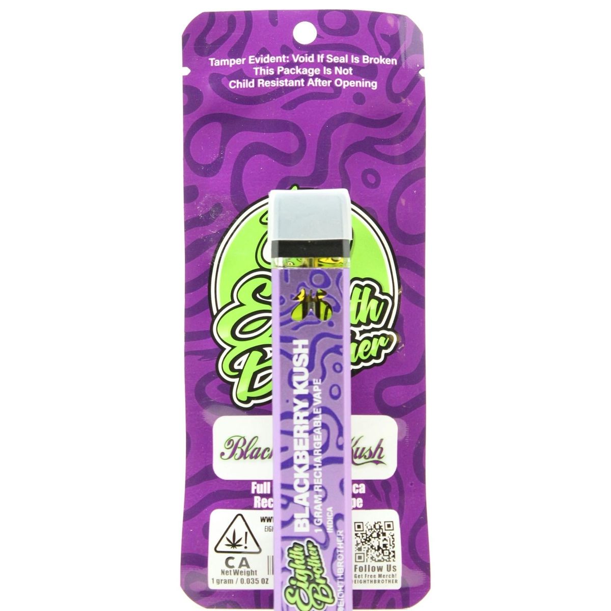 --EIGHTH BROTHER : BLACKBERRY KUSH [INDICA] - THC: 89.2% - FULL GRAM ...