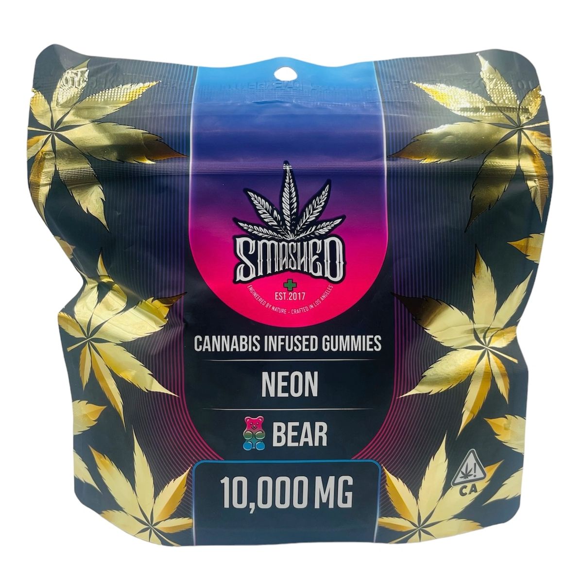 -SMASHED: 'NEON BEARS (HYBRID) - 10,000MG CANNABIS INFUSED GUMMIES