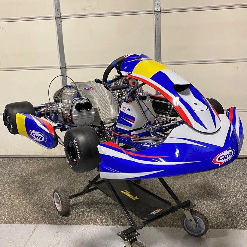 2022 CKR Blue Shark eShifter Kart Racing Products TM KZ-R1 Shifter Kart ...