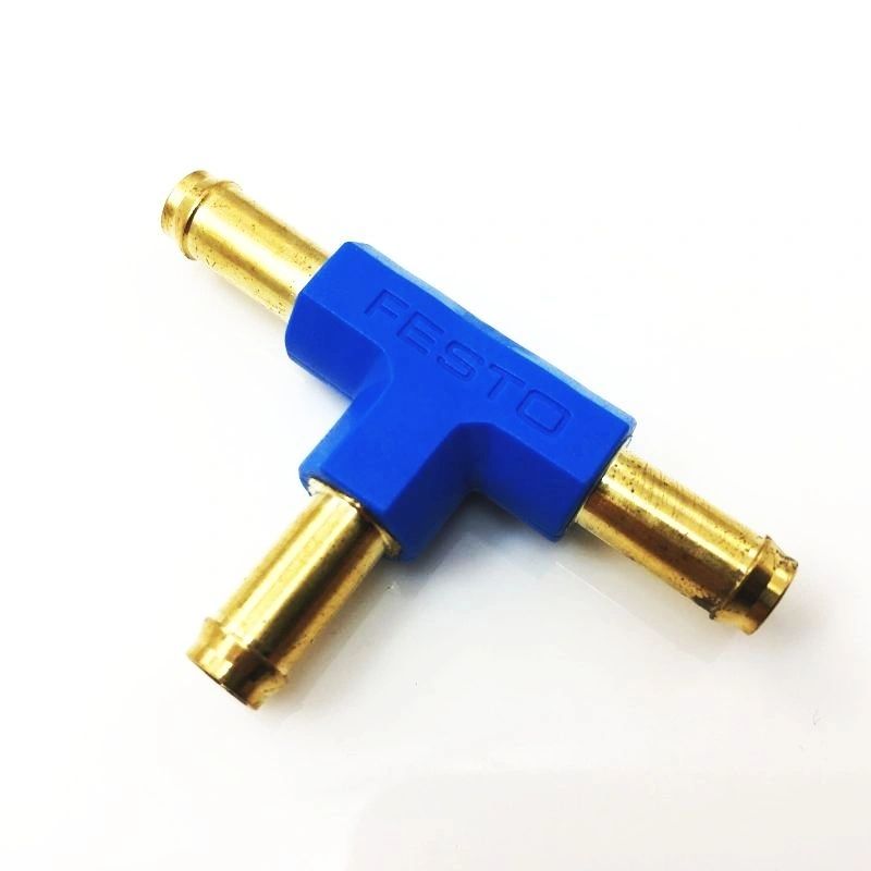 Festo Brass 1/4 Fuel Line T-Connector