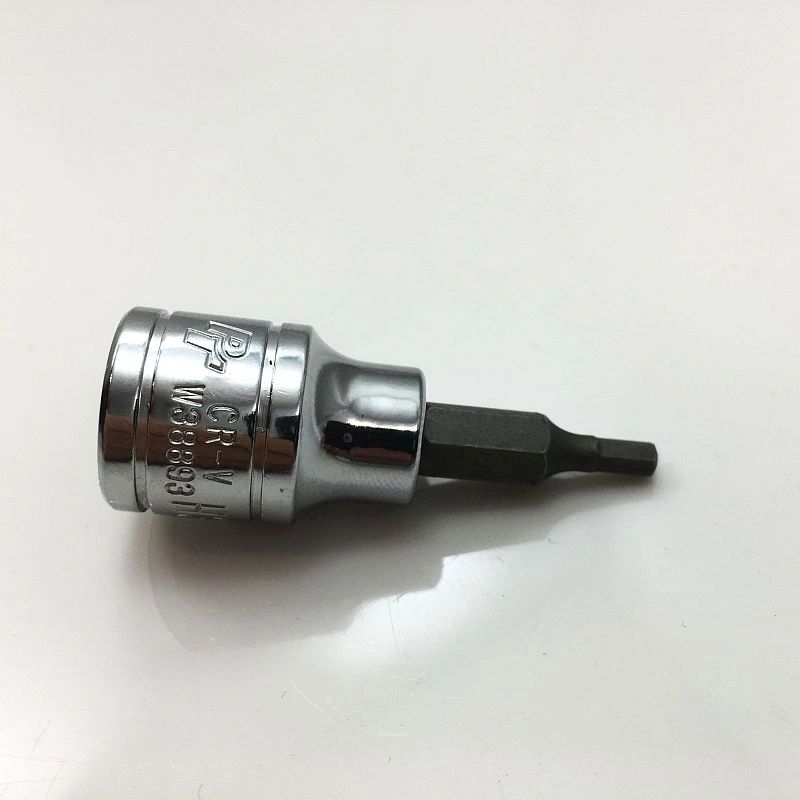 Hex Socket H3 for 3/8 Ratchet, Chrome Vanadium