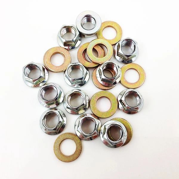 Genuine DWT 8mm Wheel Nut and Washer Kit | 12 pcs