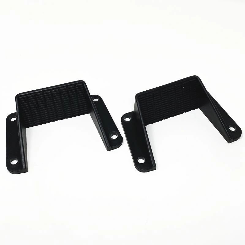 Plastic Floor Tray Mounted Heel Stop, Pair