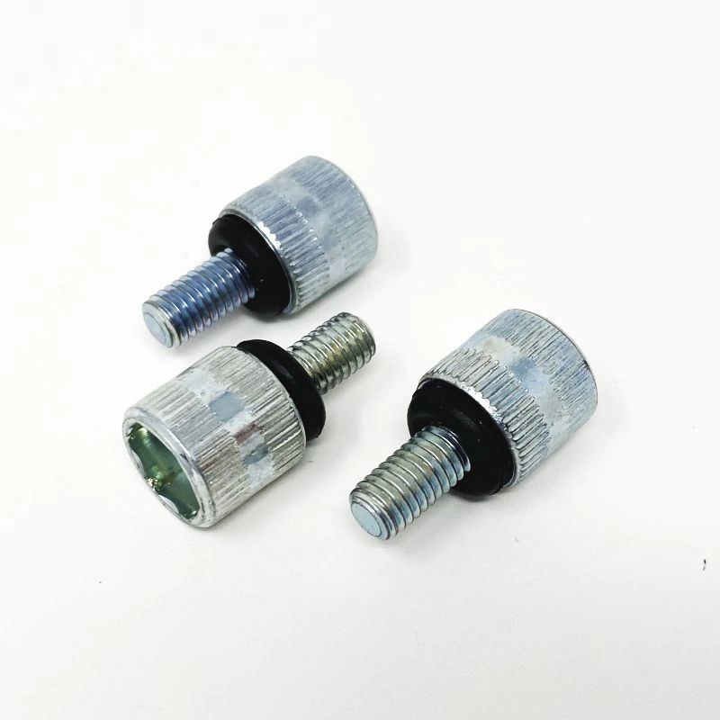 Steel 5mm Bead Lock Screws with O-Ring, 3 pcs