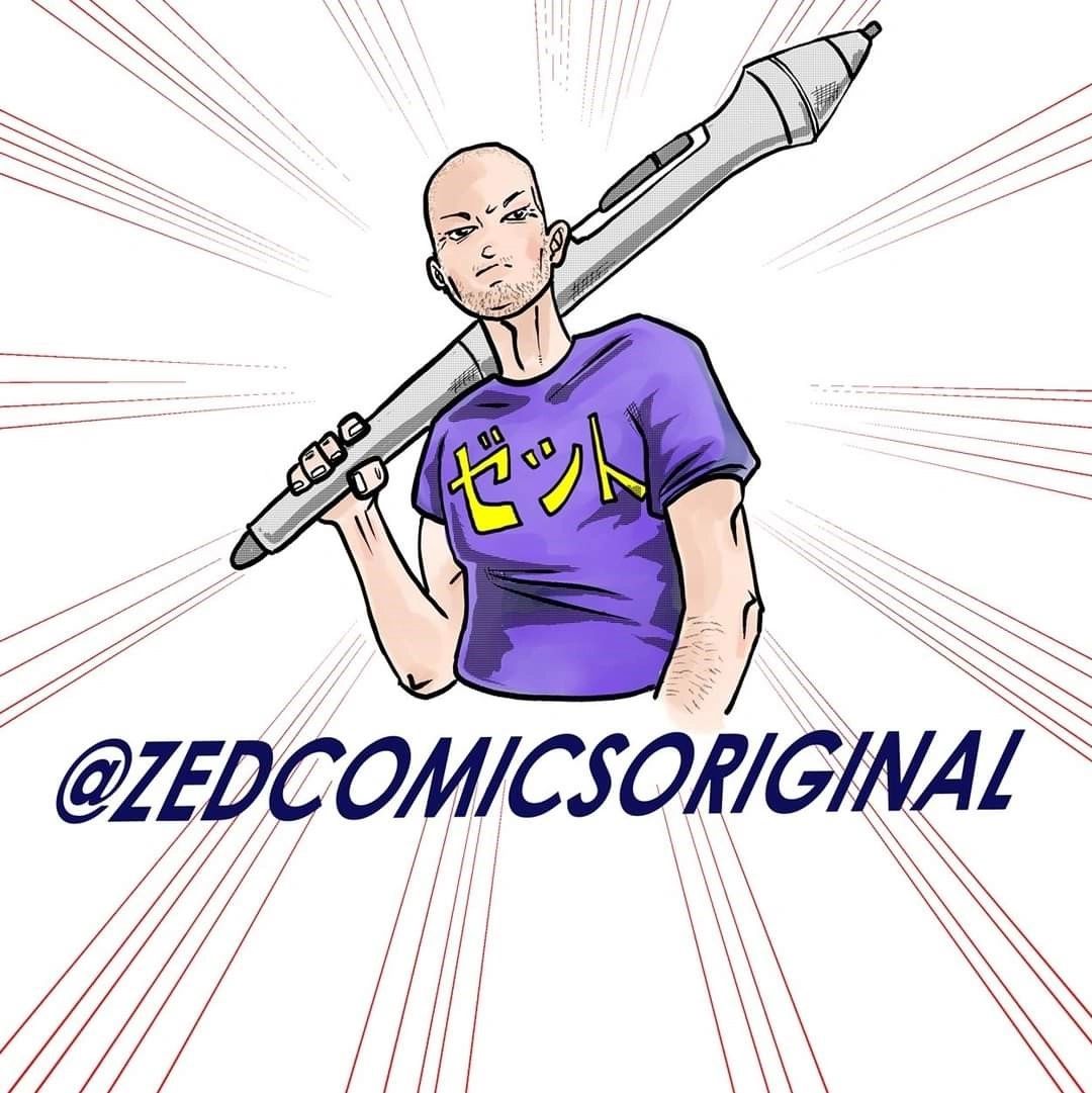 Zed Comics Original - Comic Art, Drawing