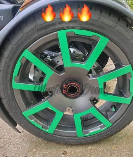 Can-Am Ryker Rally Wheel Vinyl Decal SET (15)