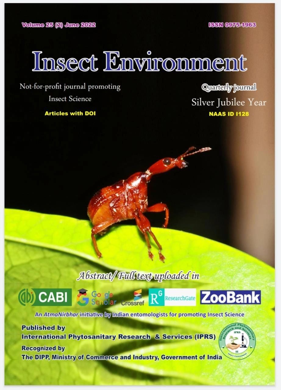 Latest articles on natural history of insects in India
