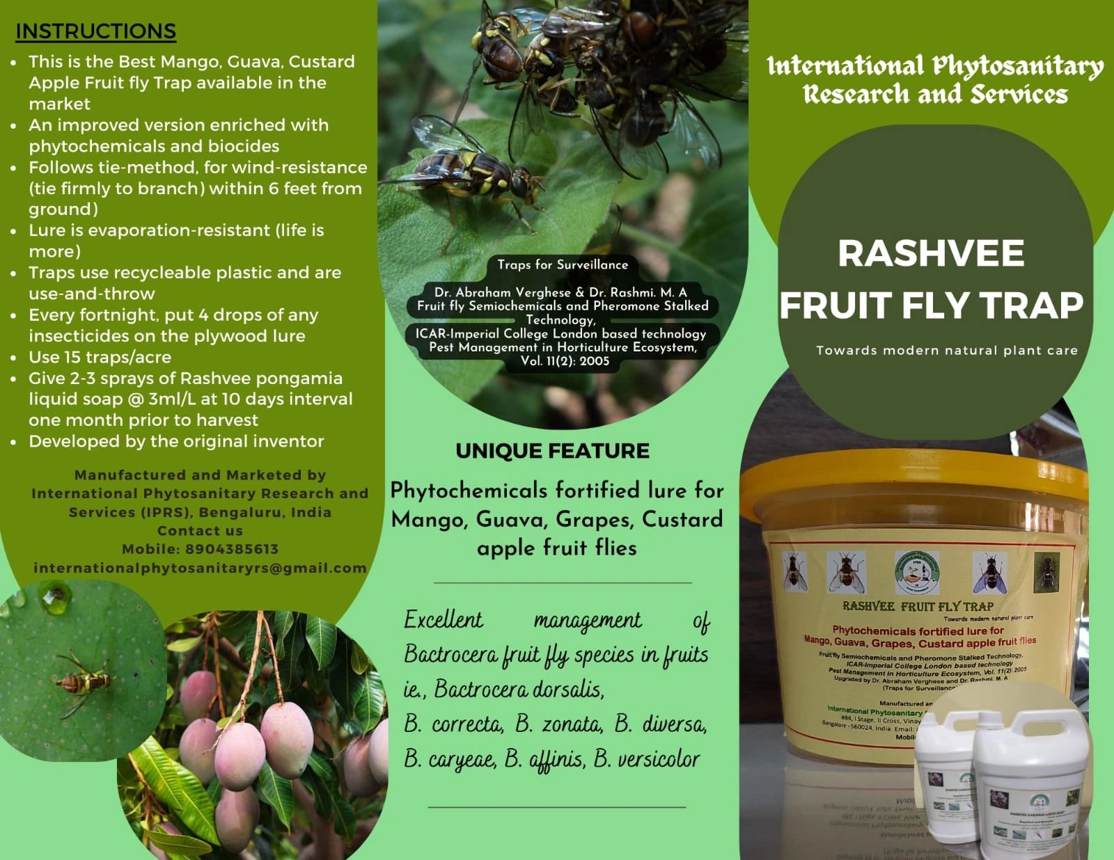 Best pest management of mango fruit fly