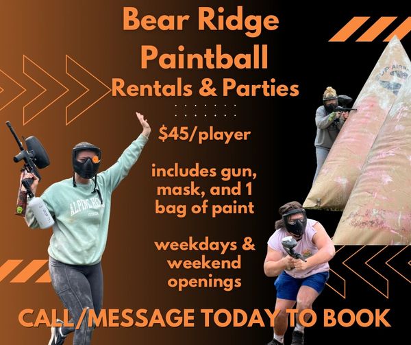 Experience the Thrill of Outdoor Paintball at Bear Ridge Paintball