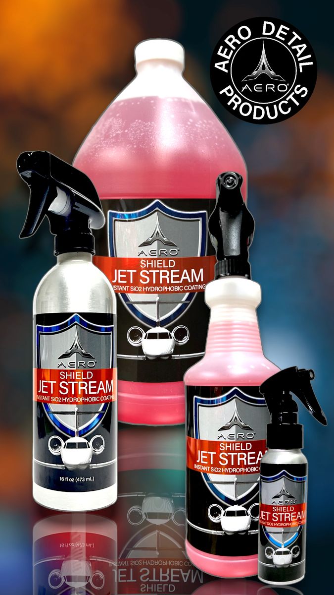 AERO SHIELD JET STREAM INSTANT SiO2 HYDROPHOBIC COATING