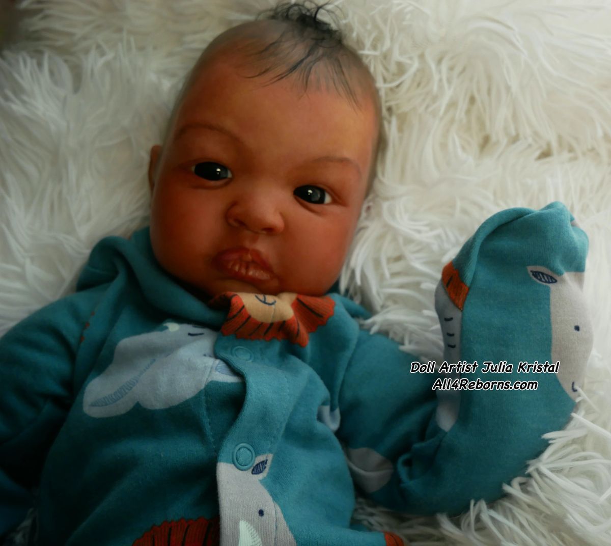 Custom Cuddle Reborn Baby Doll "DeShawn"- Made to Order - Therapy Doll ...