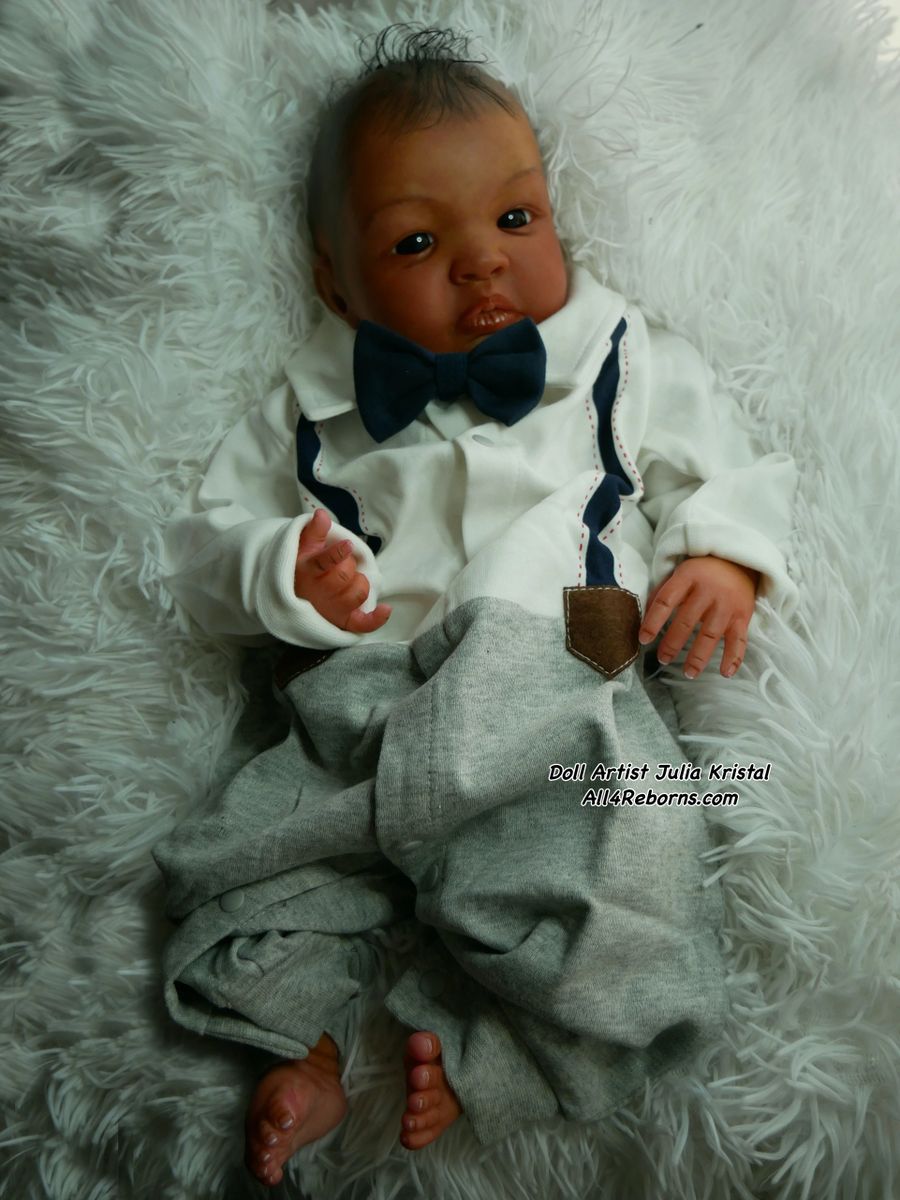 Custom Reborn Baby Doll "Terrell" - Made to Order - Therapy Doll - TV Prop