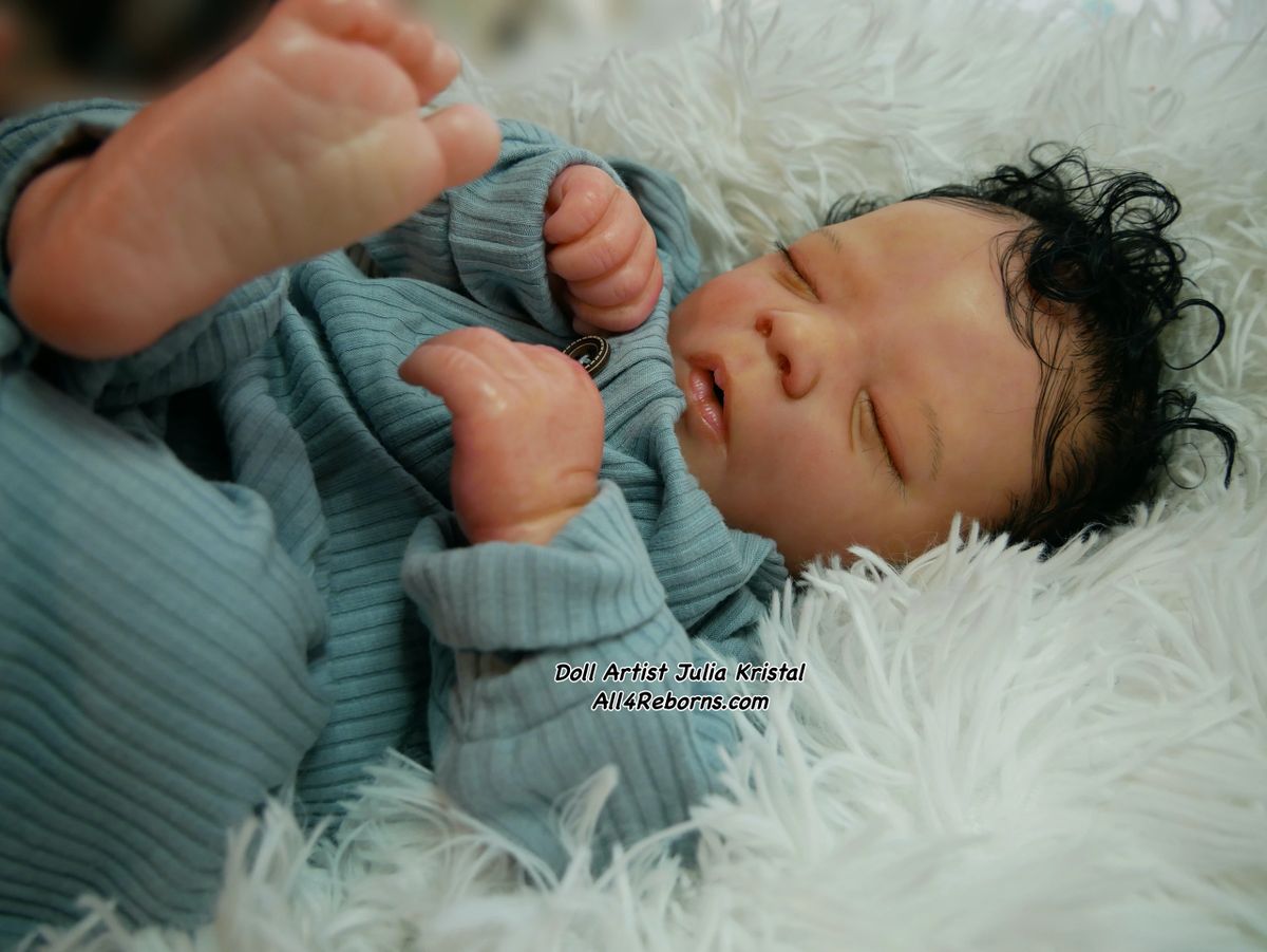 Custom Reborn Baby "Dominic" - Made to Order - Therapy Doll - TV Prop