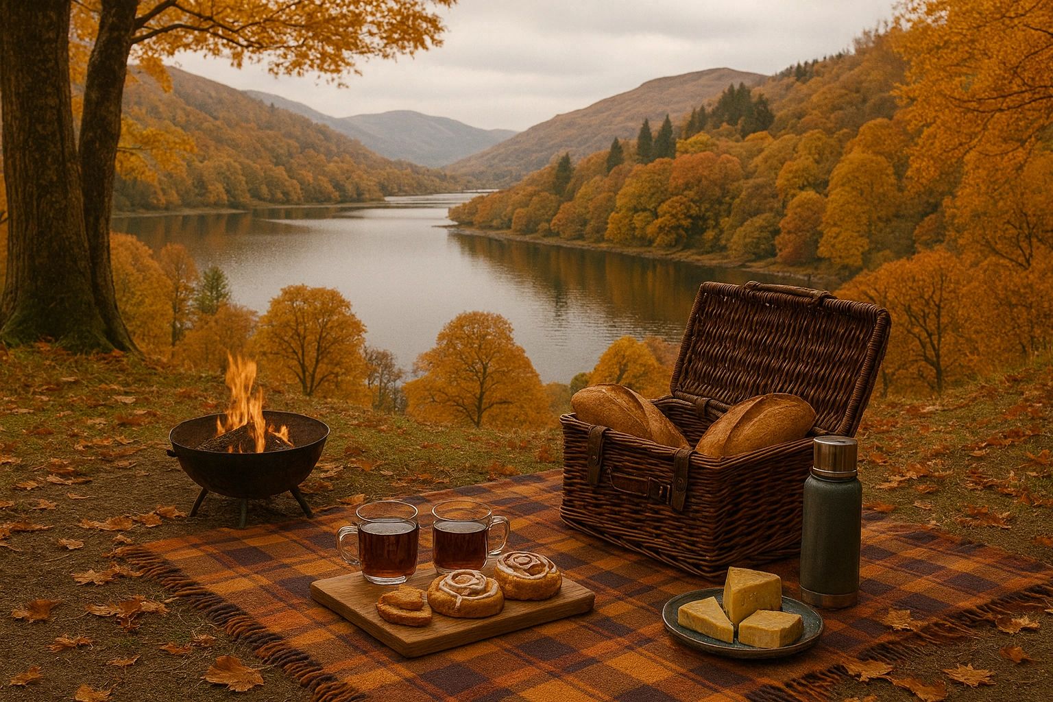 Fires, Flasks & Foliage – The Art of the Scottish Autumn Picnic