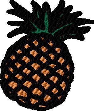 pineapple embroidery designs, Pineapple, embroidery, embroidery design ...