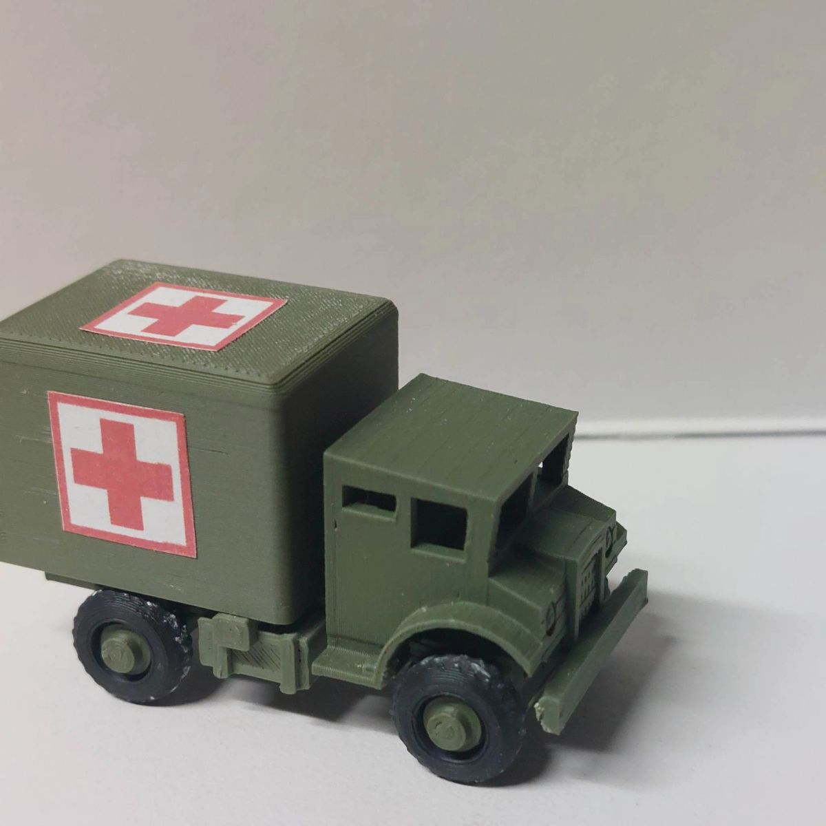 HO scale: Second World War era ambulance
