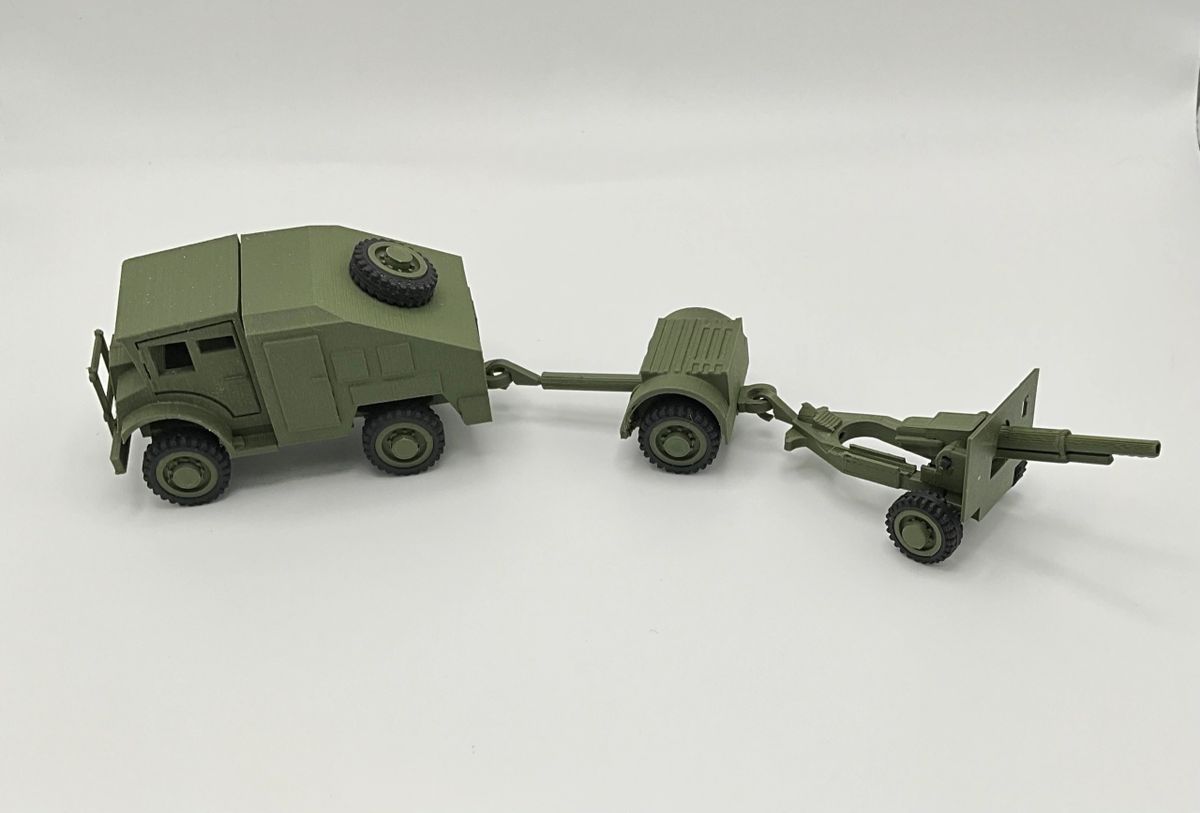 1/48 scale CMP Field Artillery Tractor set.
