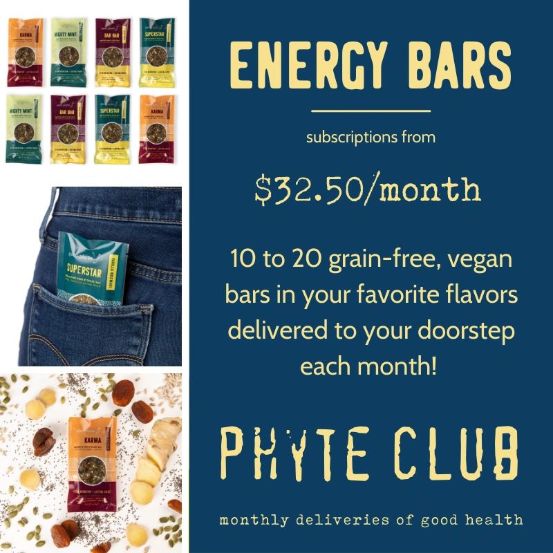 monthly subscription - power bars