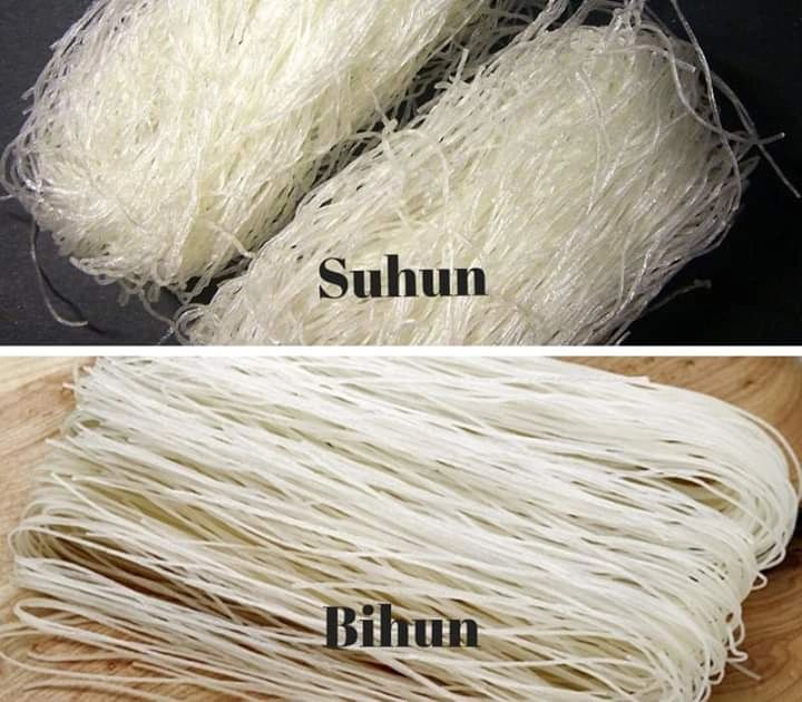 Beza suhun dengan bihun