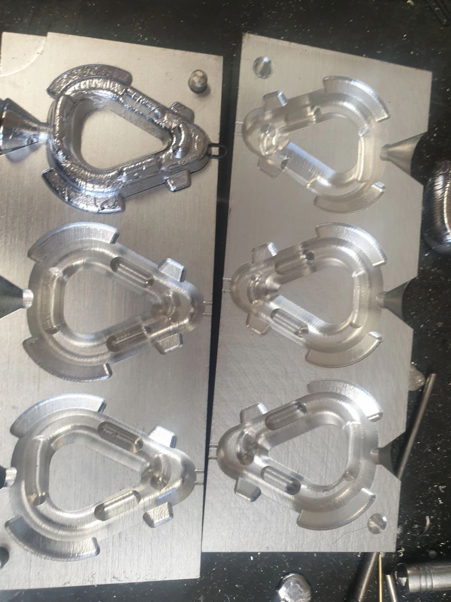 3 in 1 BIG GRIPPER LEAD MOULD 6OZ 8OZ 10OZ