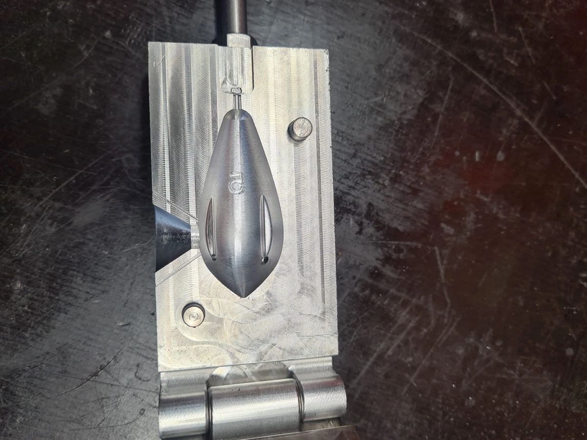 HINGED DUMPY PEAR BREAKAWAY LEAD MOULD (ALL SIZES) SPUTNIK WEIGHT