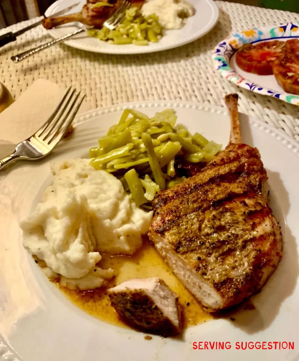 LTO - Tomahawk Thick Cut Bone in Pork Chops - Frenched Rib. 2 per ...
