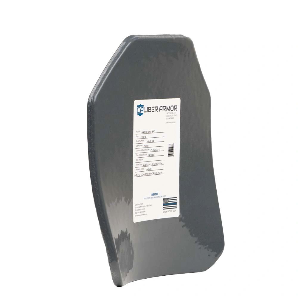 Caliber AR550 III+ Multi-Curve Steel SAPI Style 10 x 12" Body Armor