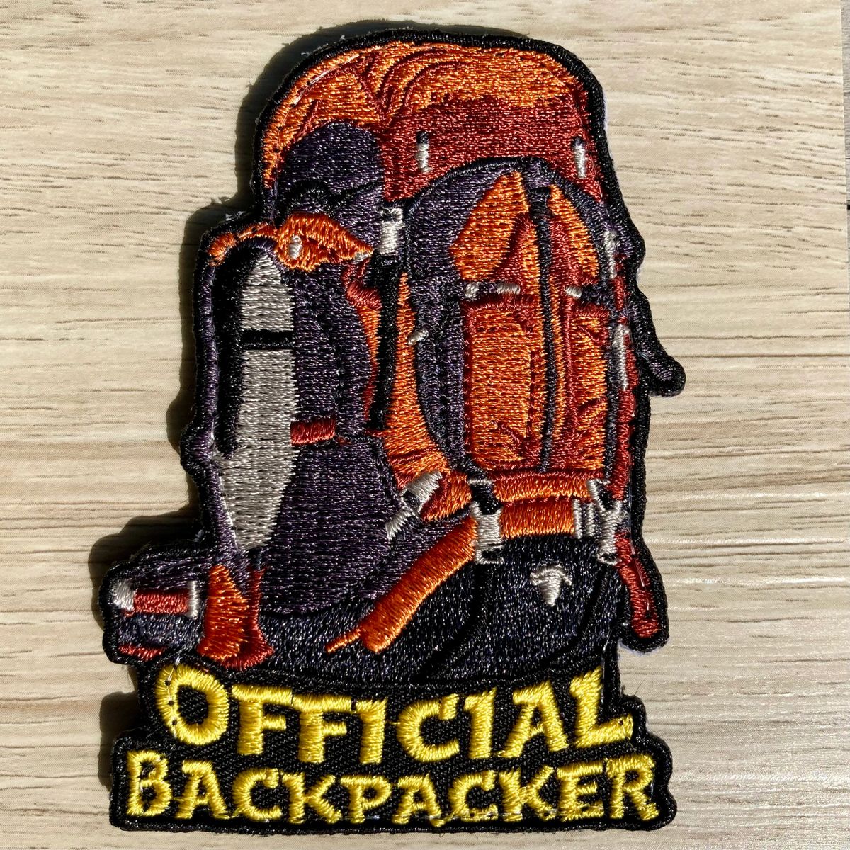 Official Backpacker Hiking Patch