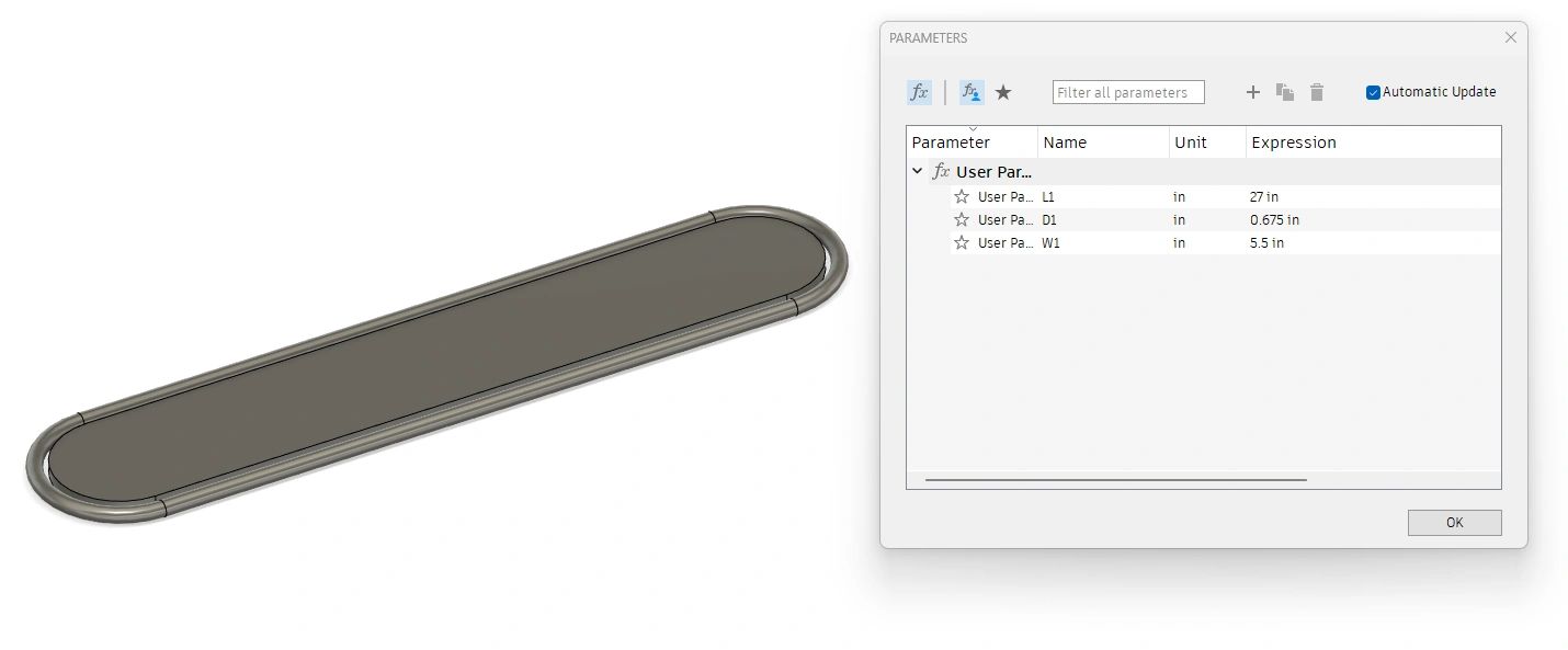 Wizards in Training Parameter Based Design