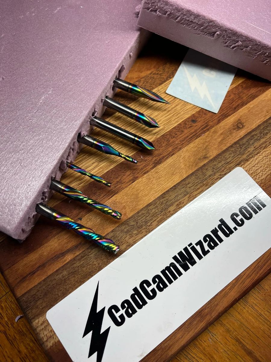 Foam Carving Stock - getting started tool kit - ( 7 tools - 2 foam 1" carving blocks )