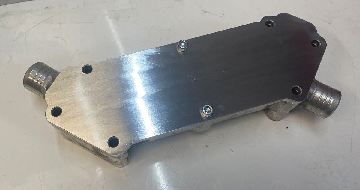 Chevy LS billet water pump delete