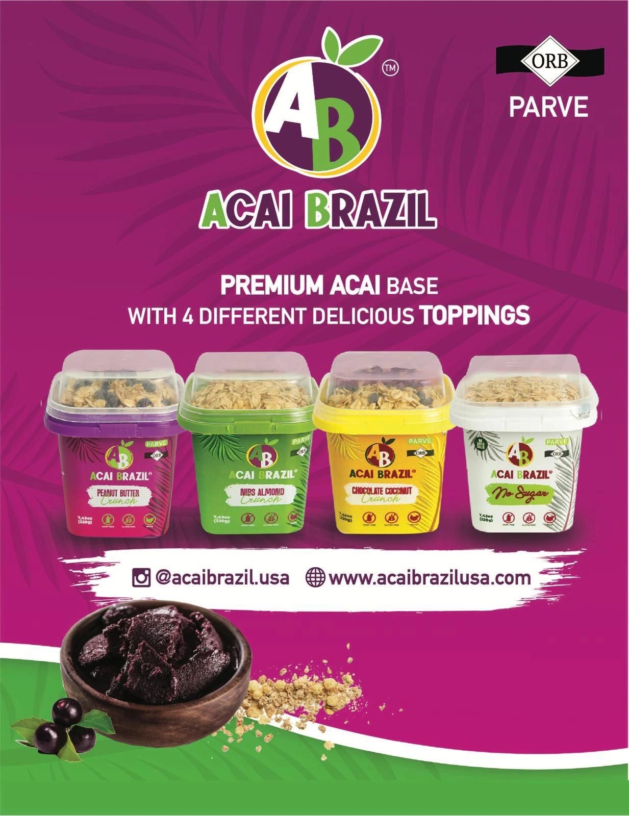 Acai Brazil USA - Acai Kosher, Passover 2025, Kosher Passover 2025