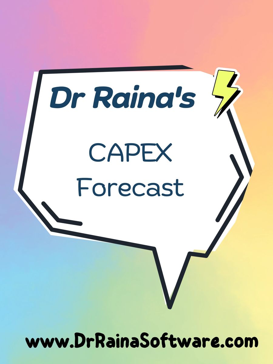 Dr Raina's CAPEX Forecast Excel Template 120 days on lease